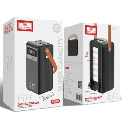 Купити Power Bank Earldom ET-PD16 60000 mAh vs LED Lamp PD20W+QC3.0 22 ...